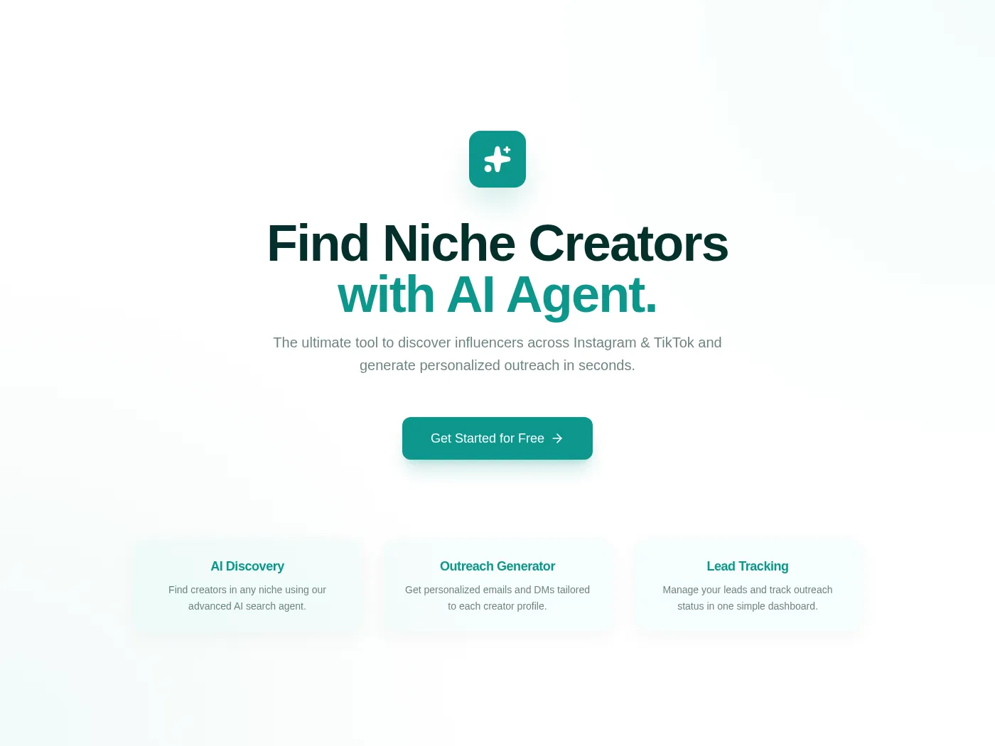 Niche Creator Outreach AI