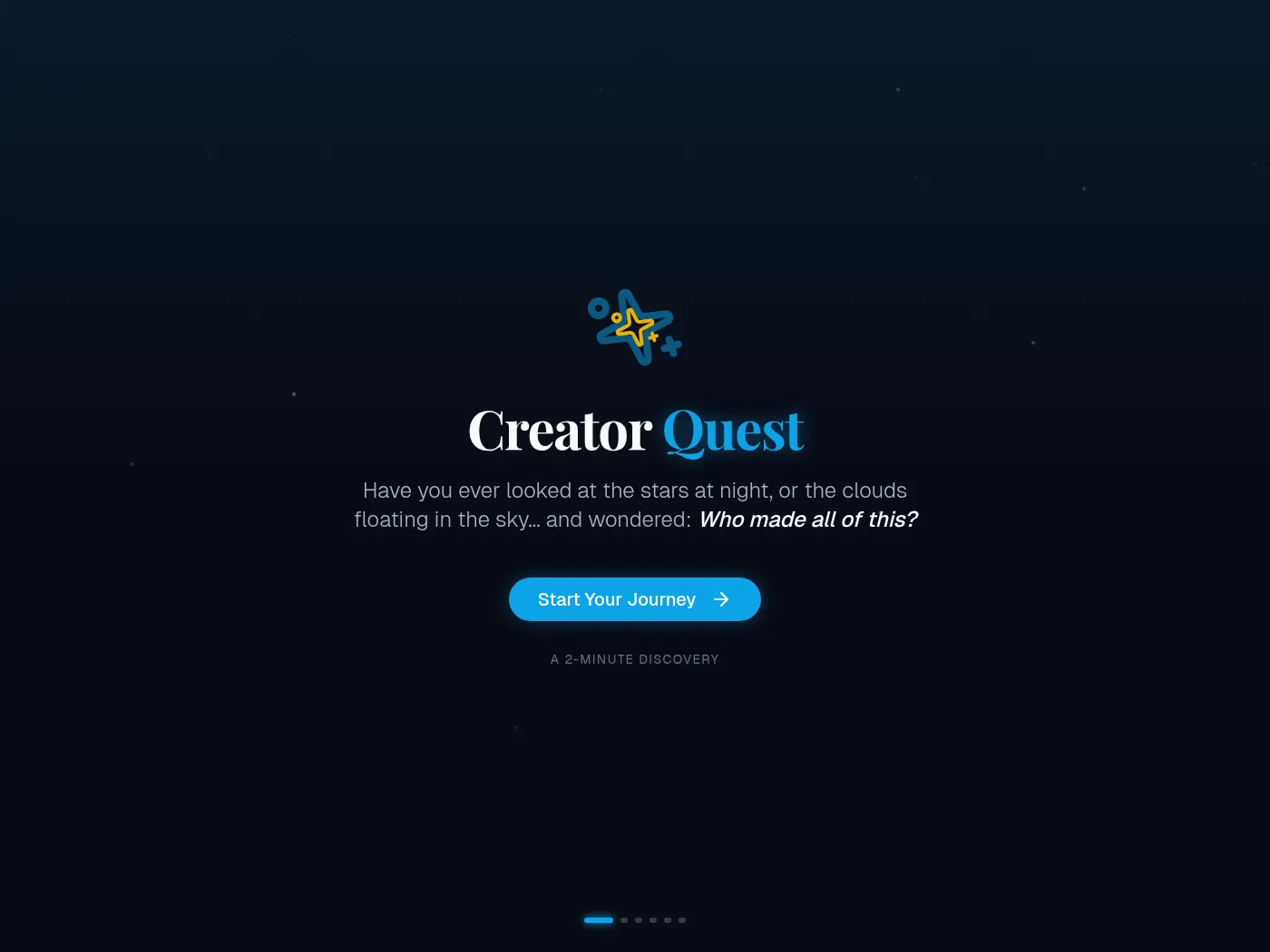 Creator Quest Mini-Game