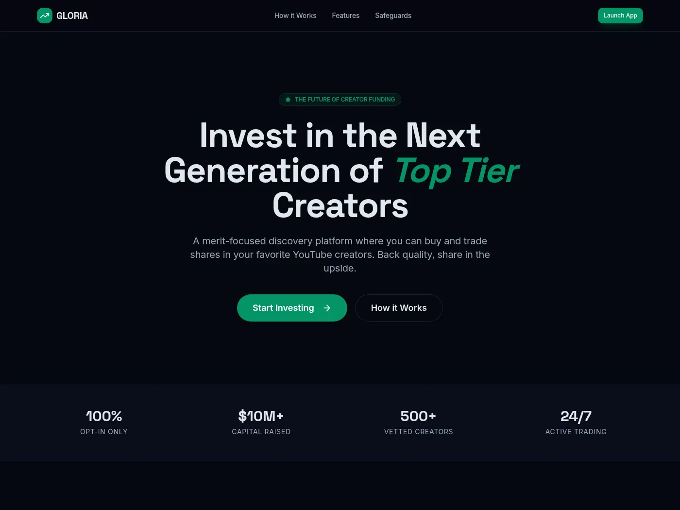 Creator Stock Exchange