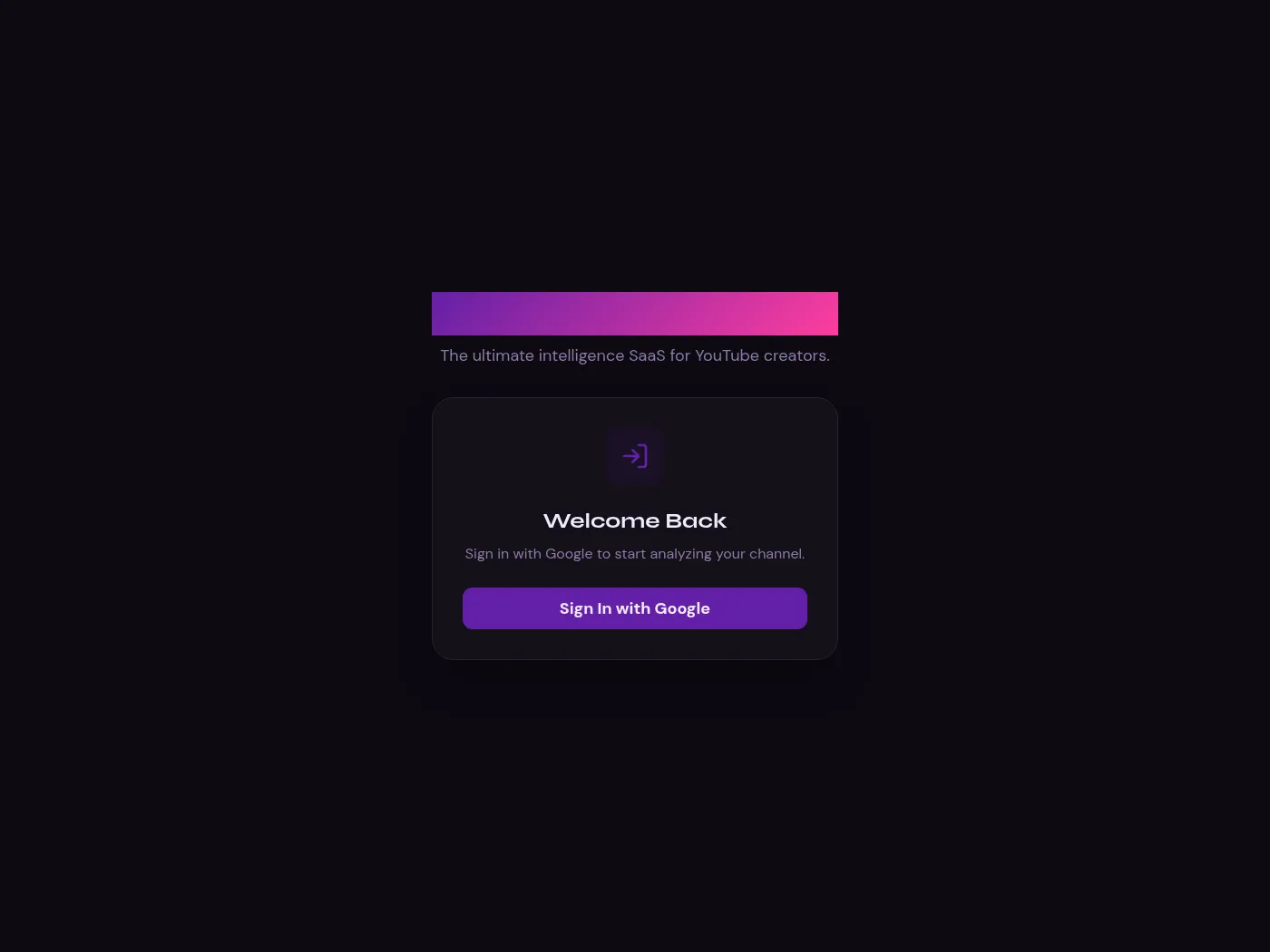 CreatorBrain Intelligence SaaS