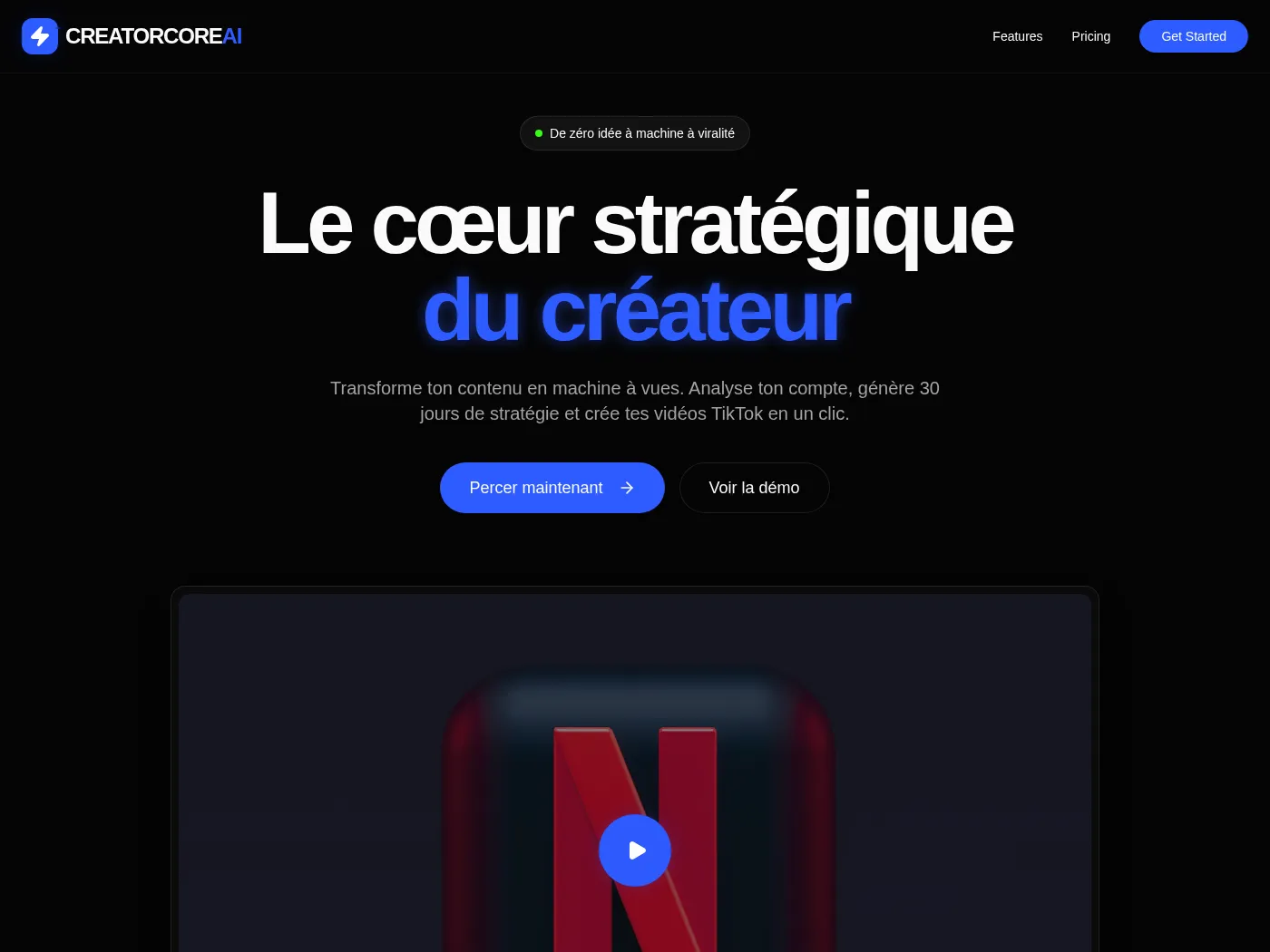 CreatorCore AI Platform