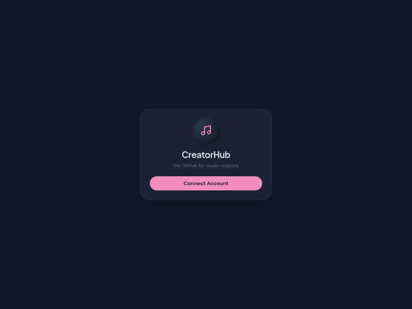 CreatorHub Music Platform