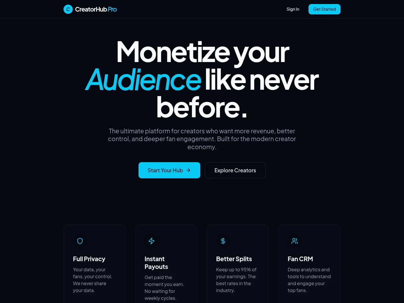 CreatorHub Pro