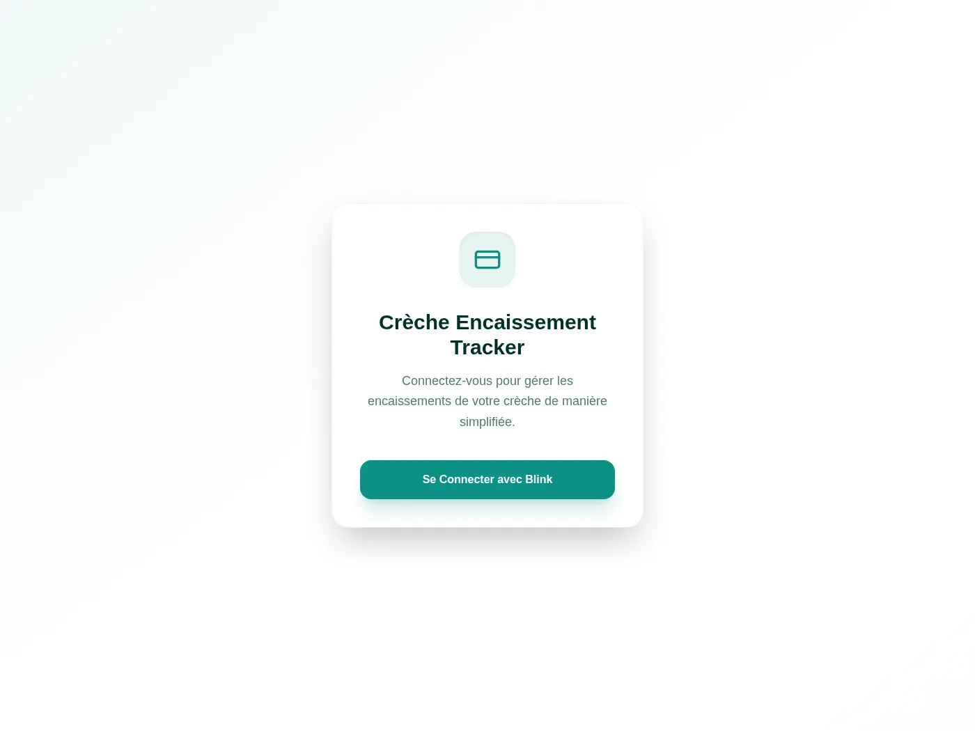Crèche Encaissement Tracker