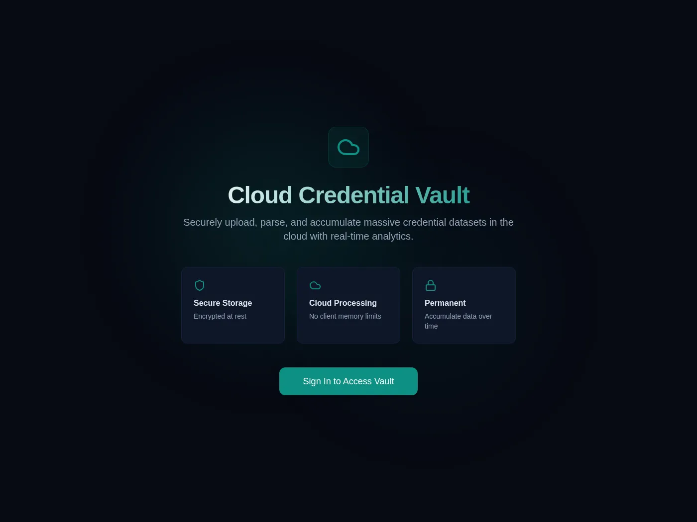 Cloud Credential Vault