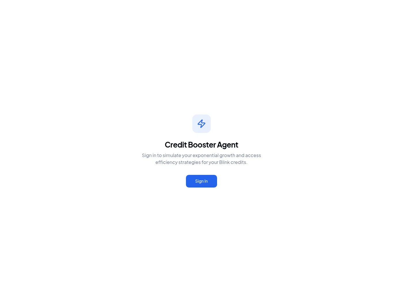 Credit Booster Agent