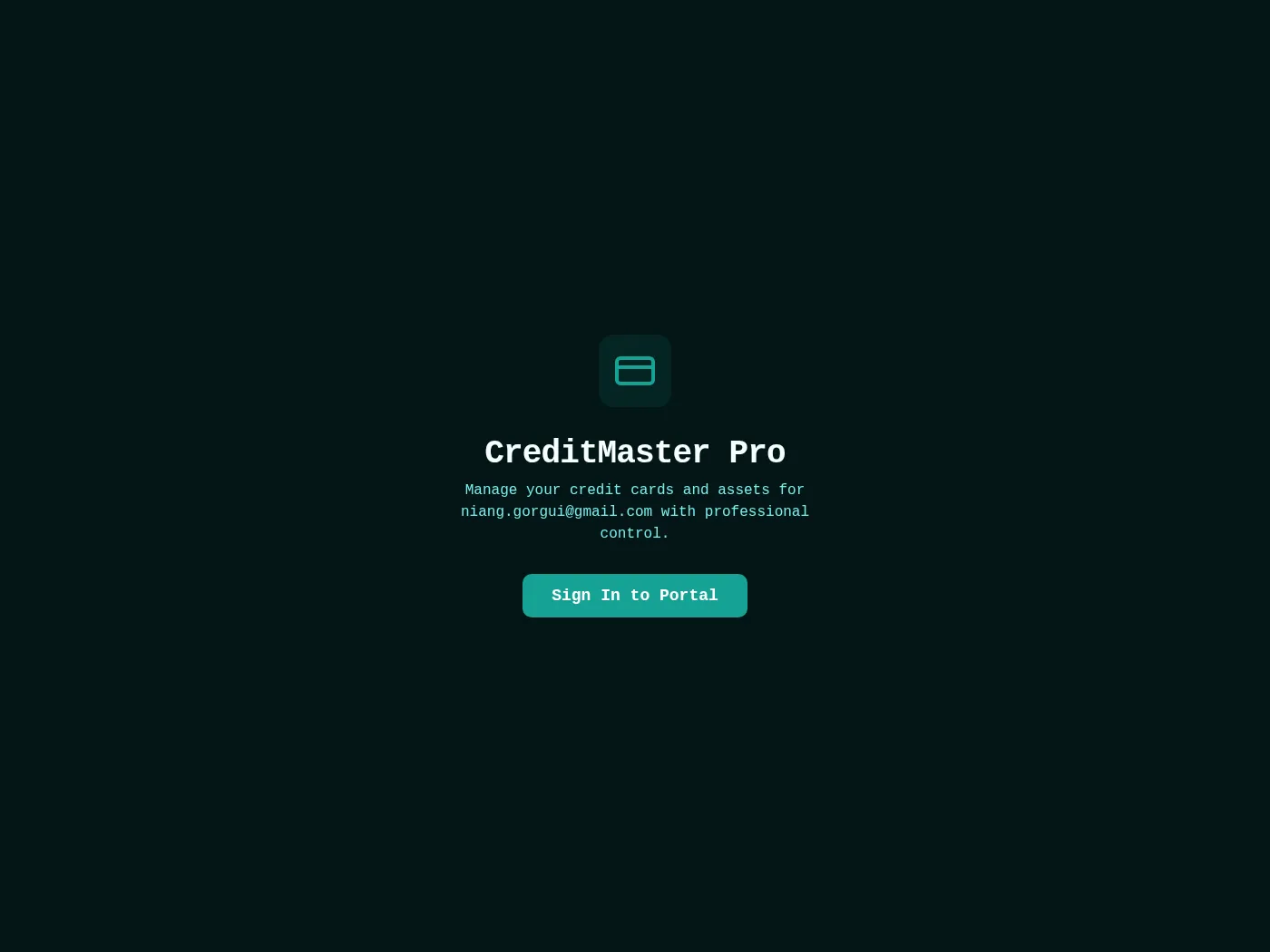 Credit Card Manager