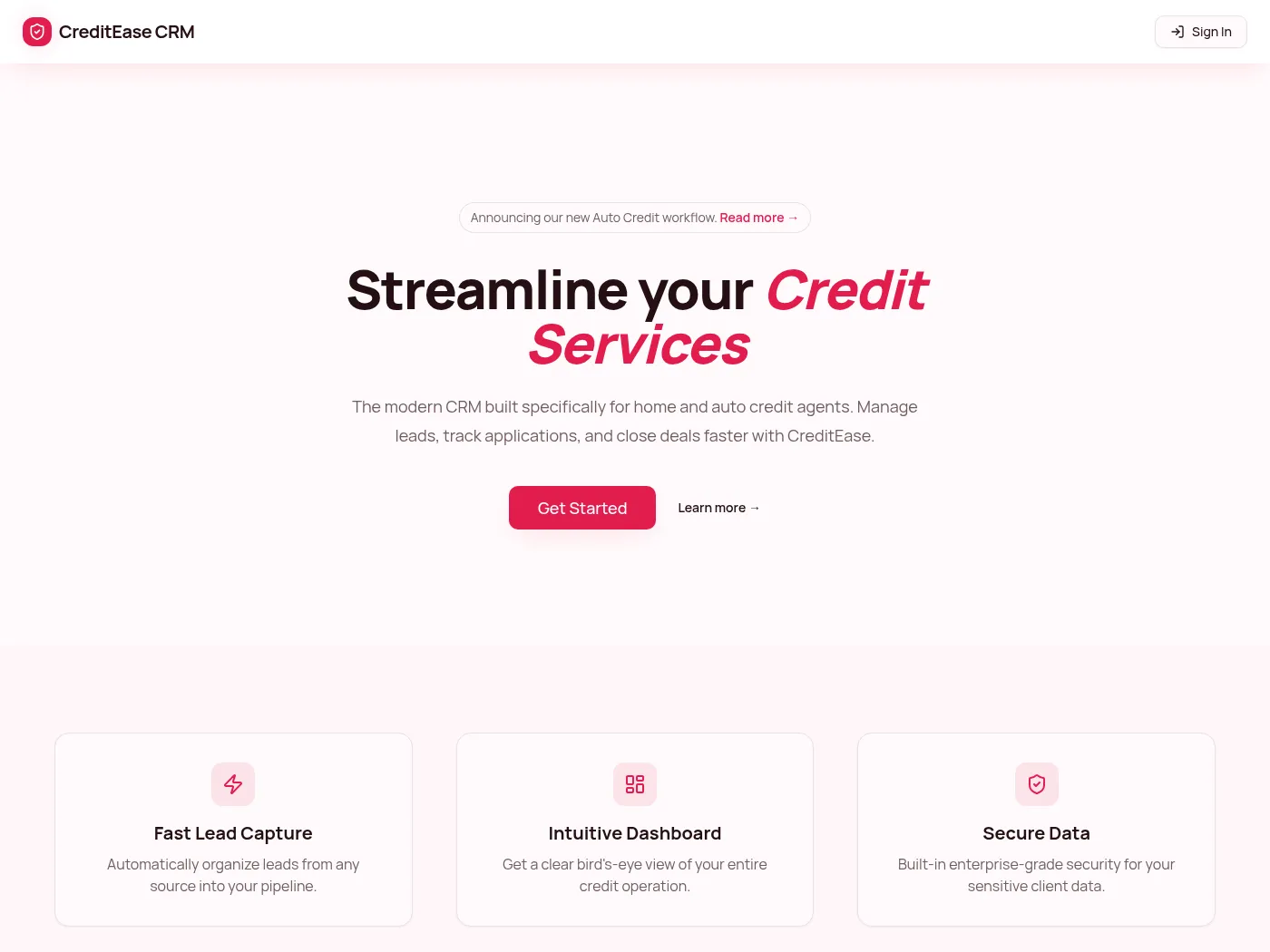 CreditEase CRM