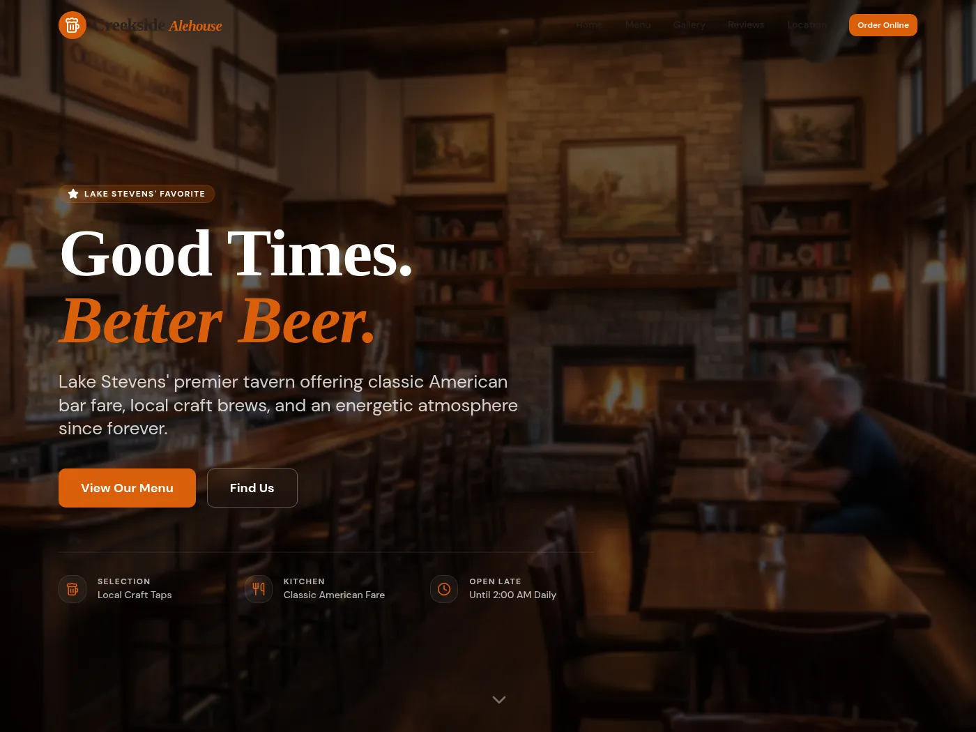 Creekside Alehouse Web Hub