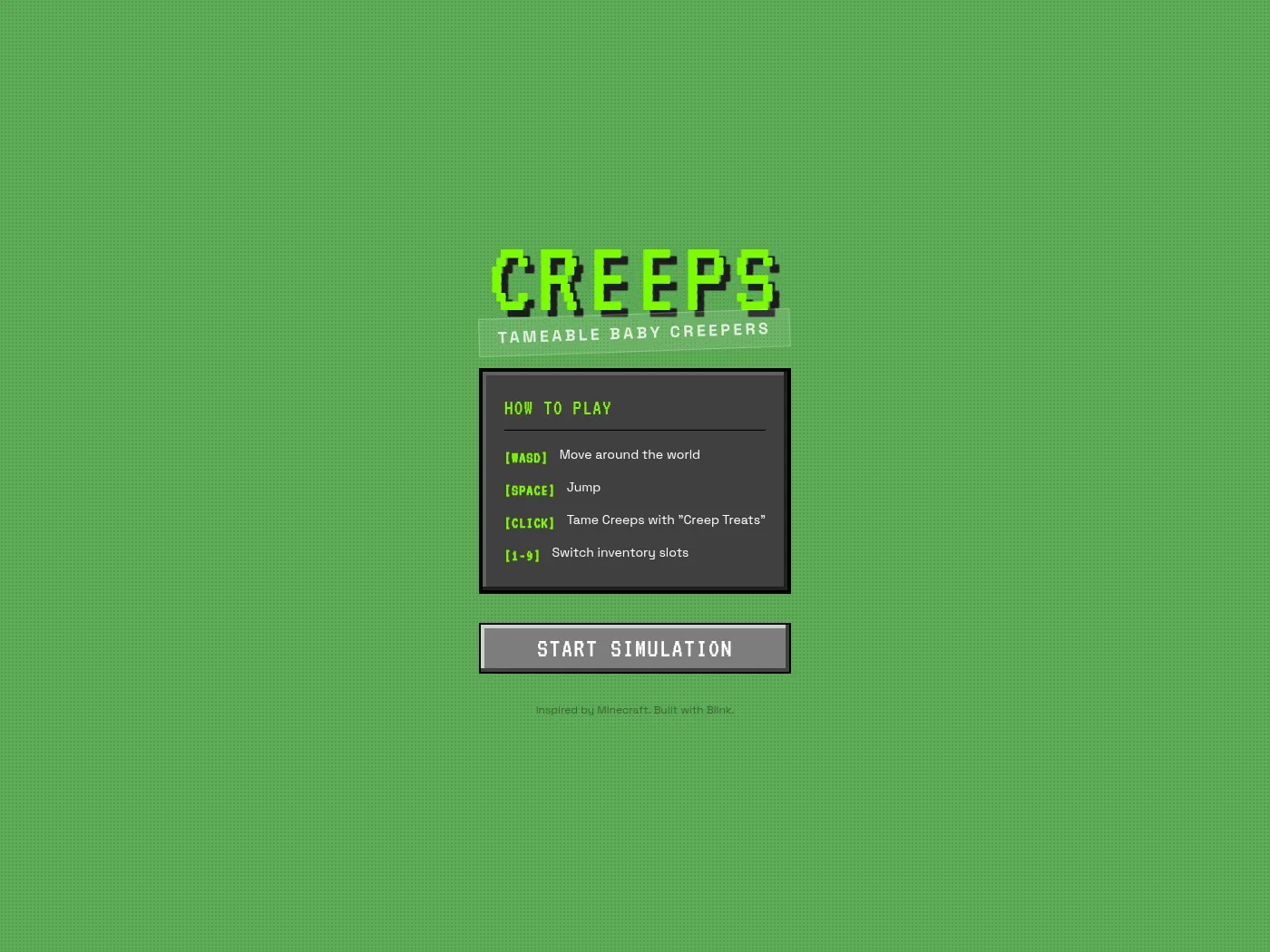 Creeps Tameable Mod