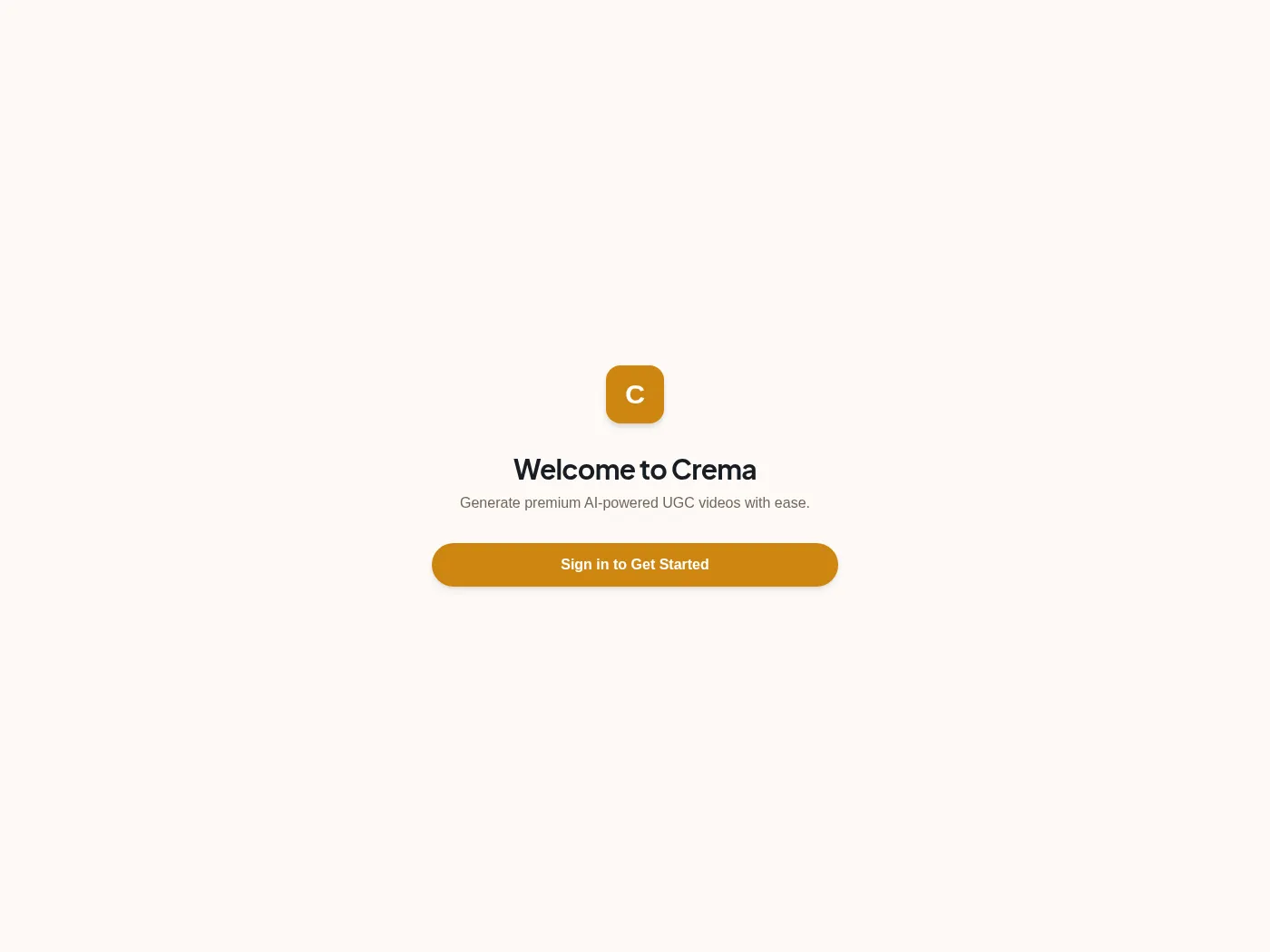 Crema UGC Video Maker
