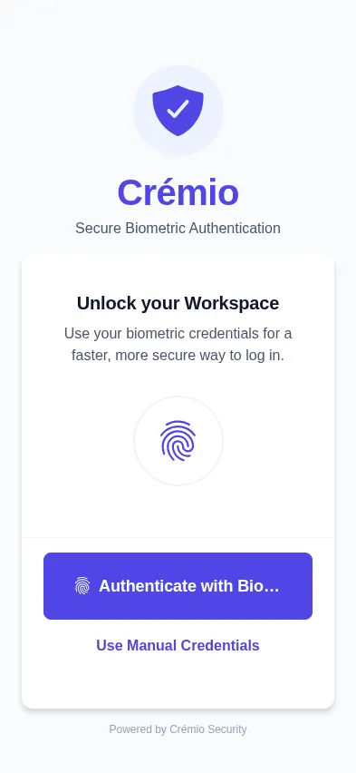 Face & Finger Auth App