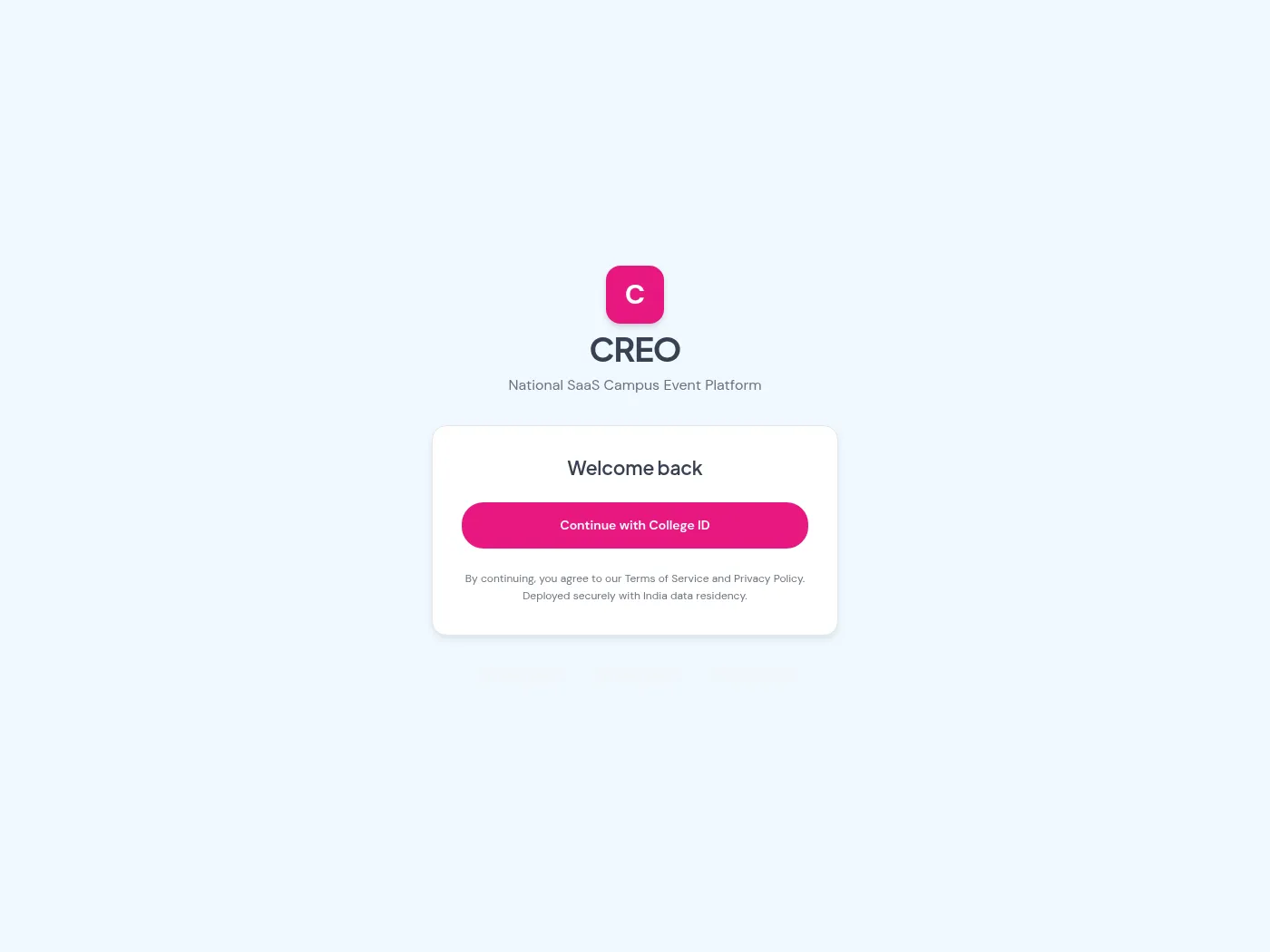 CREO Campus Event SaaS