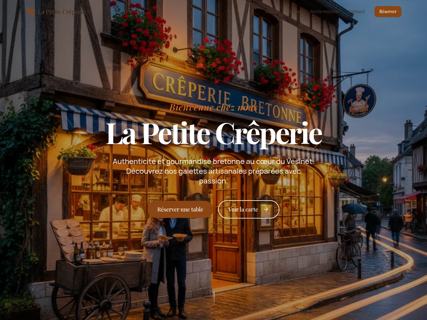 Crêperie Gourmande Site