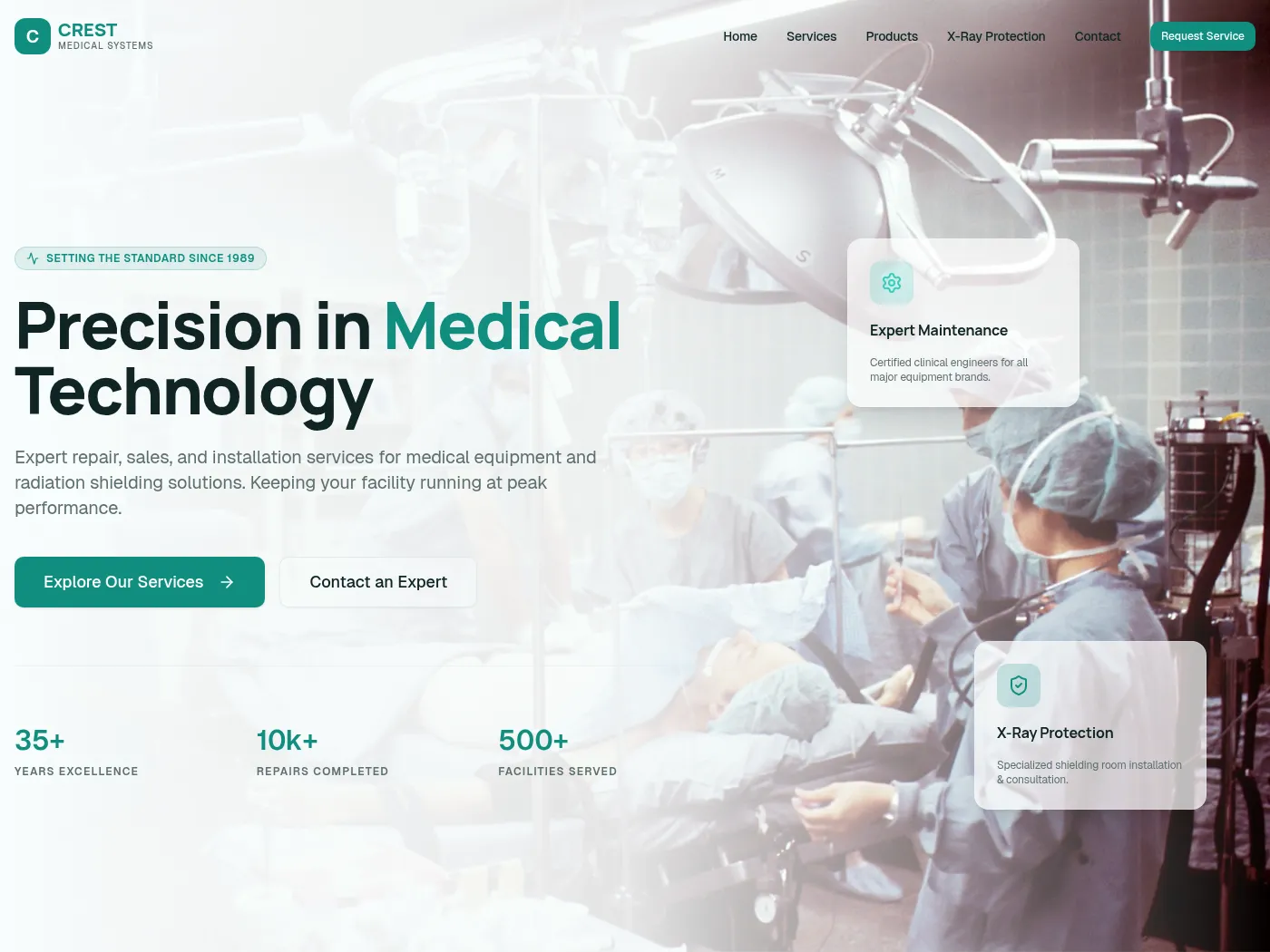 Crest Website Launch