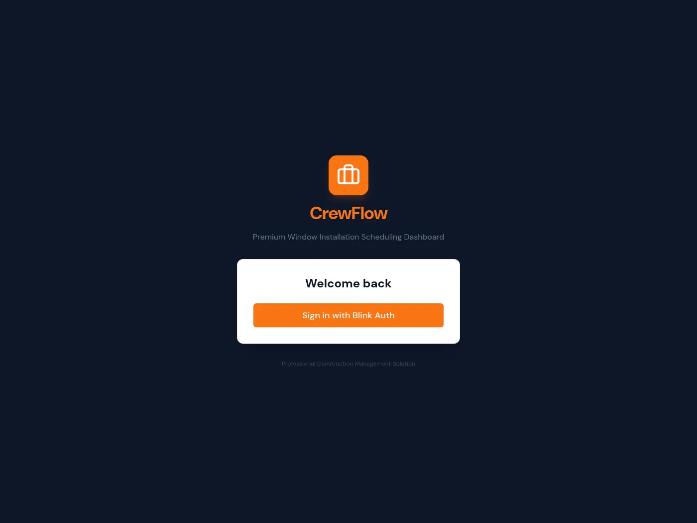 Crew Scheduler Dashboard