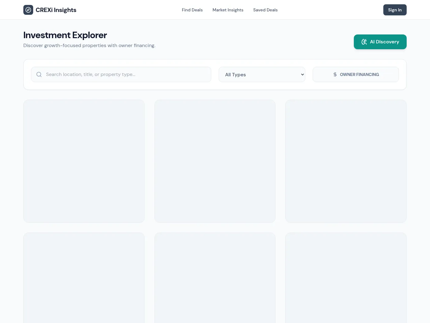 CREXi Insights Explorer