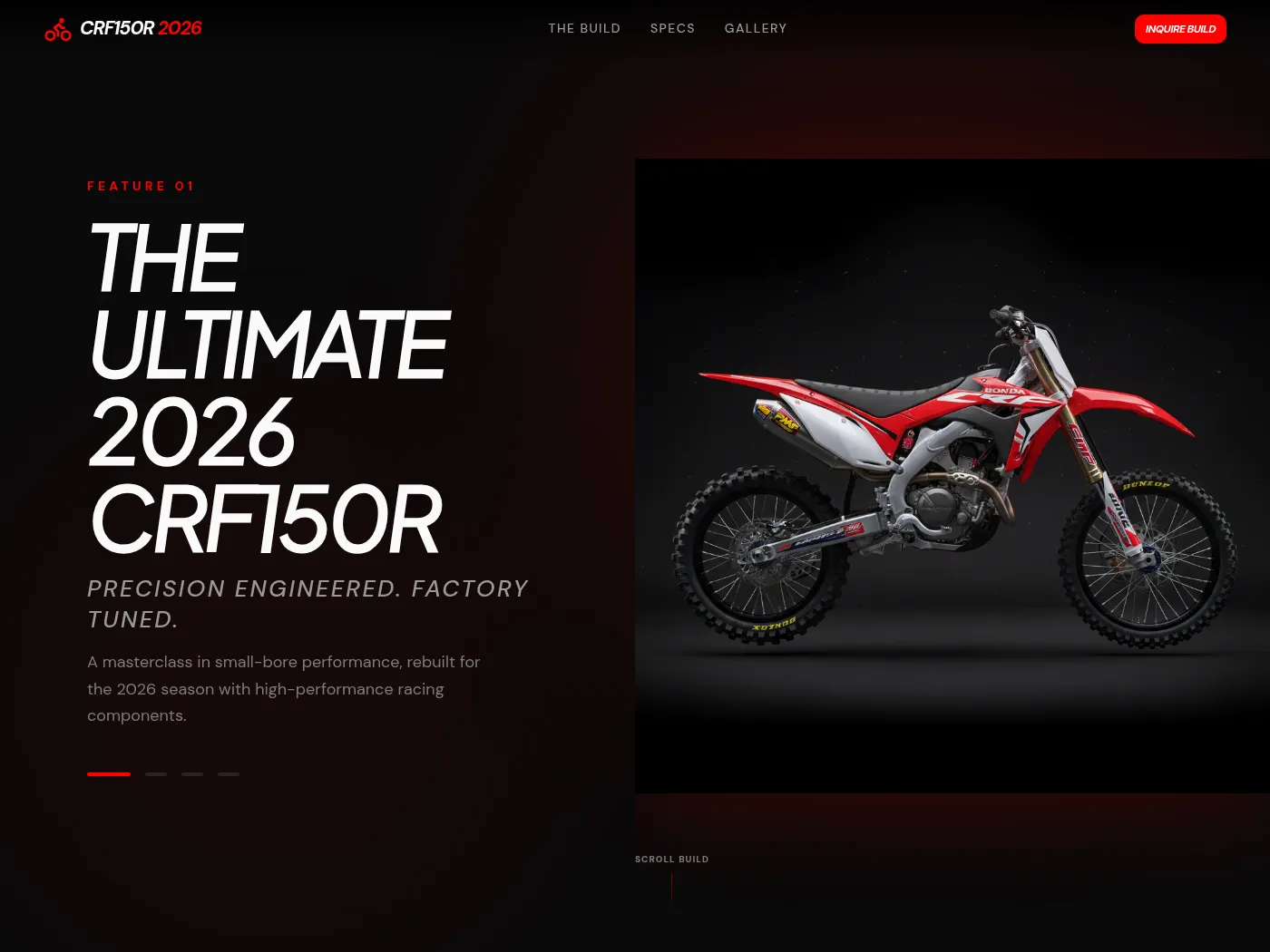 CRF150R 2026 Showcase