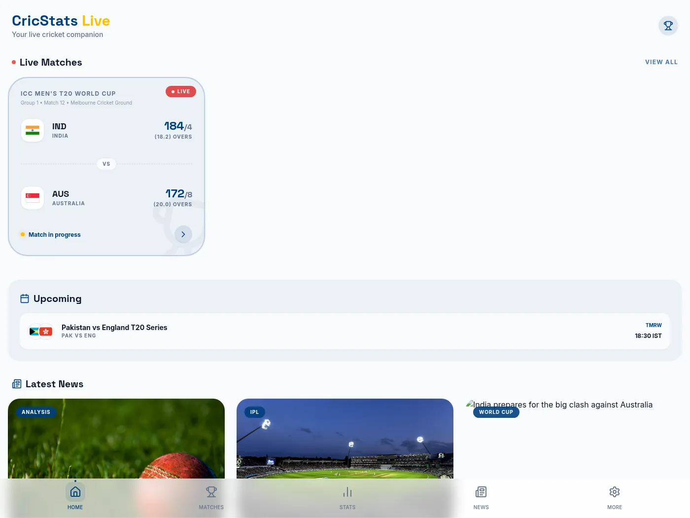 CricStats Live