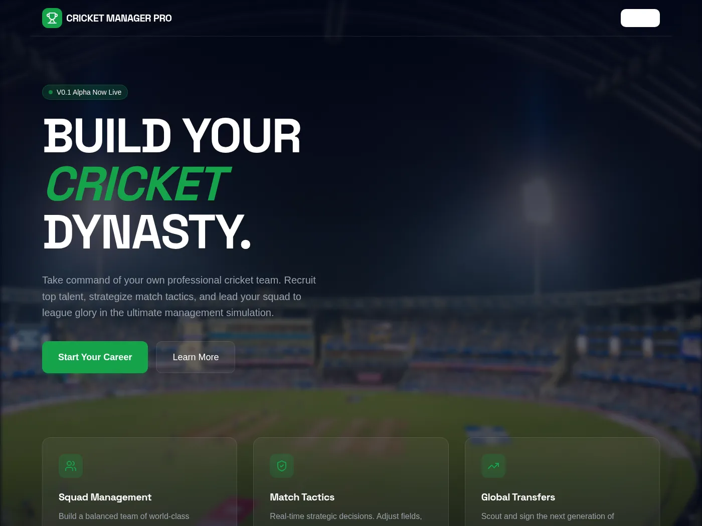 Cricket Manager Pro