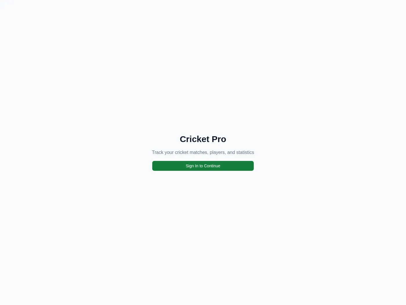 Cricket Pro Mobile Score