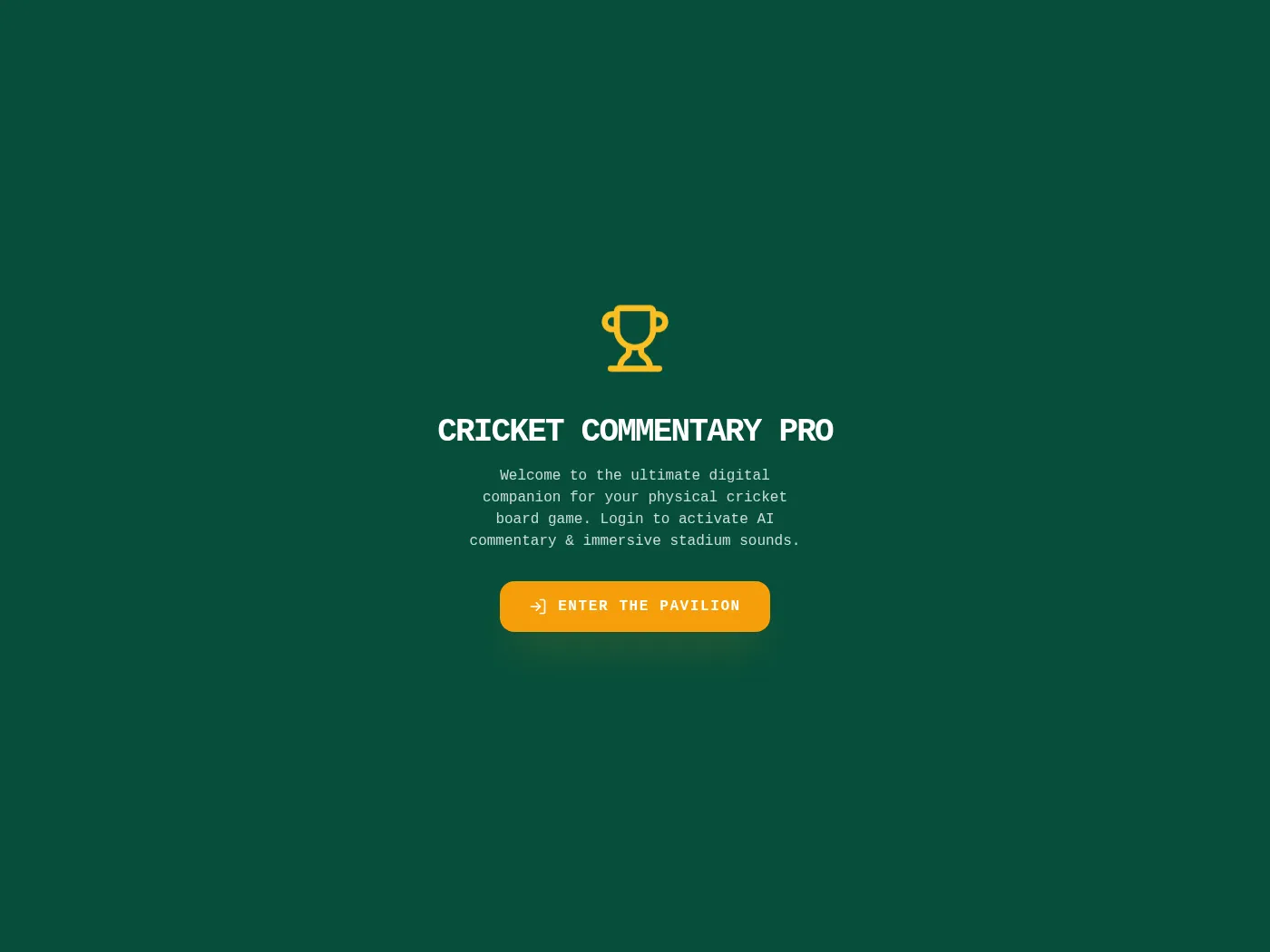 Cricket Commentary Pro