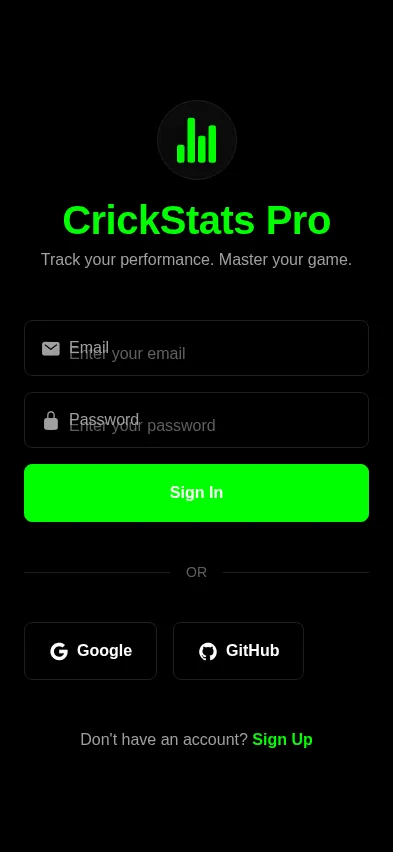 CrickStats Pro Tracker