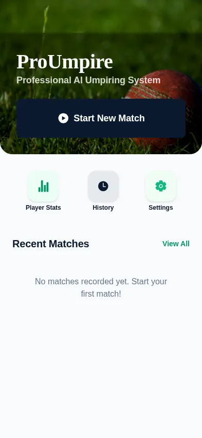 ProUmpire Cricket Tracker