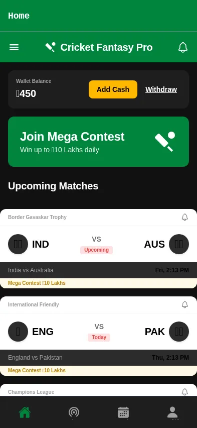CricNova Fantasy App