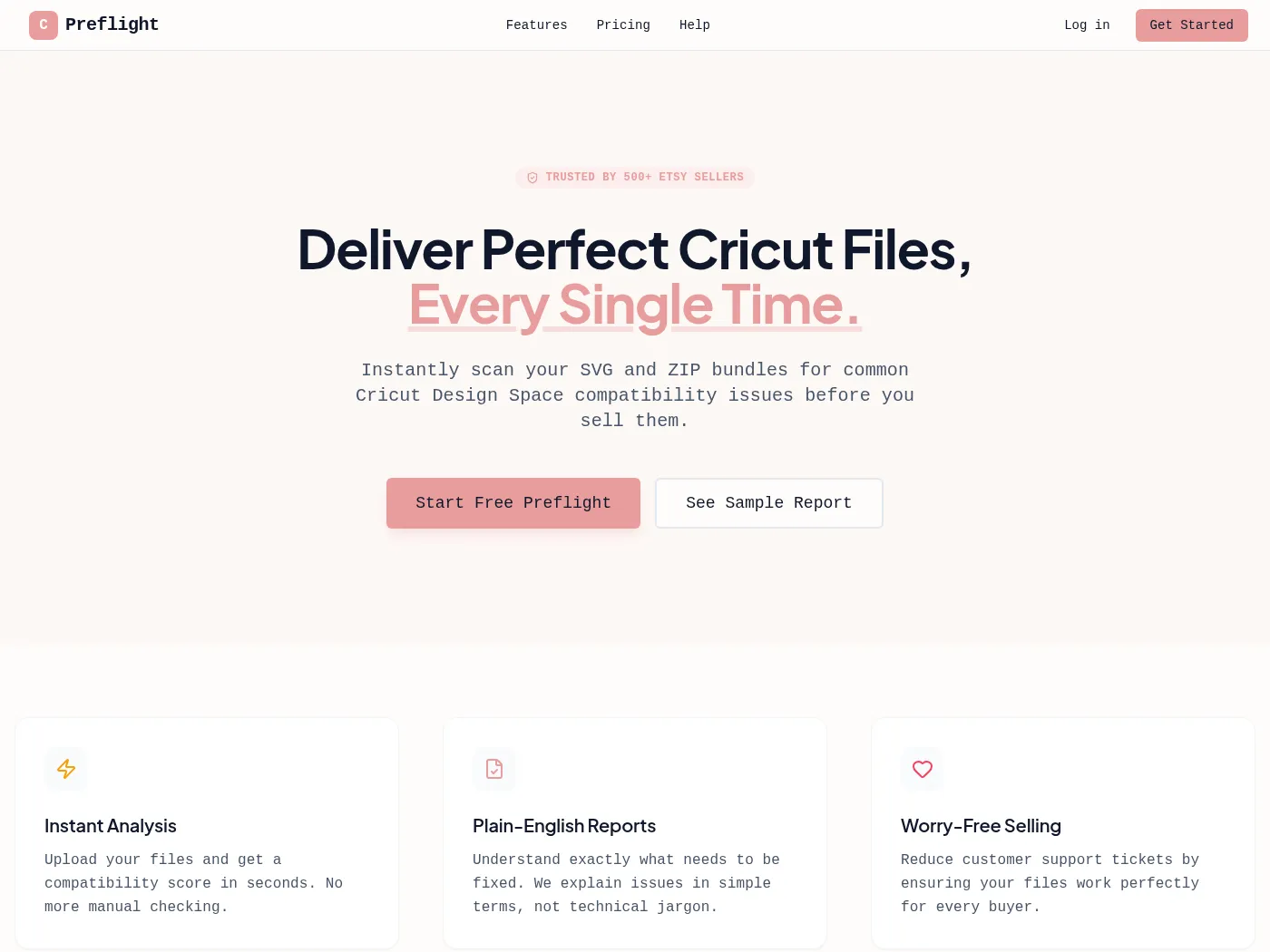 Cricut File Preflight