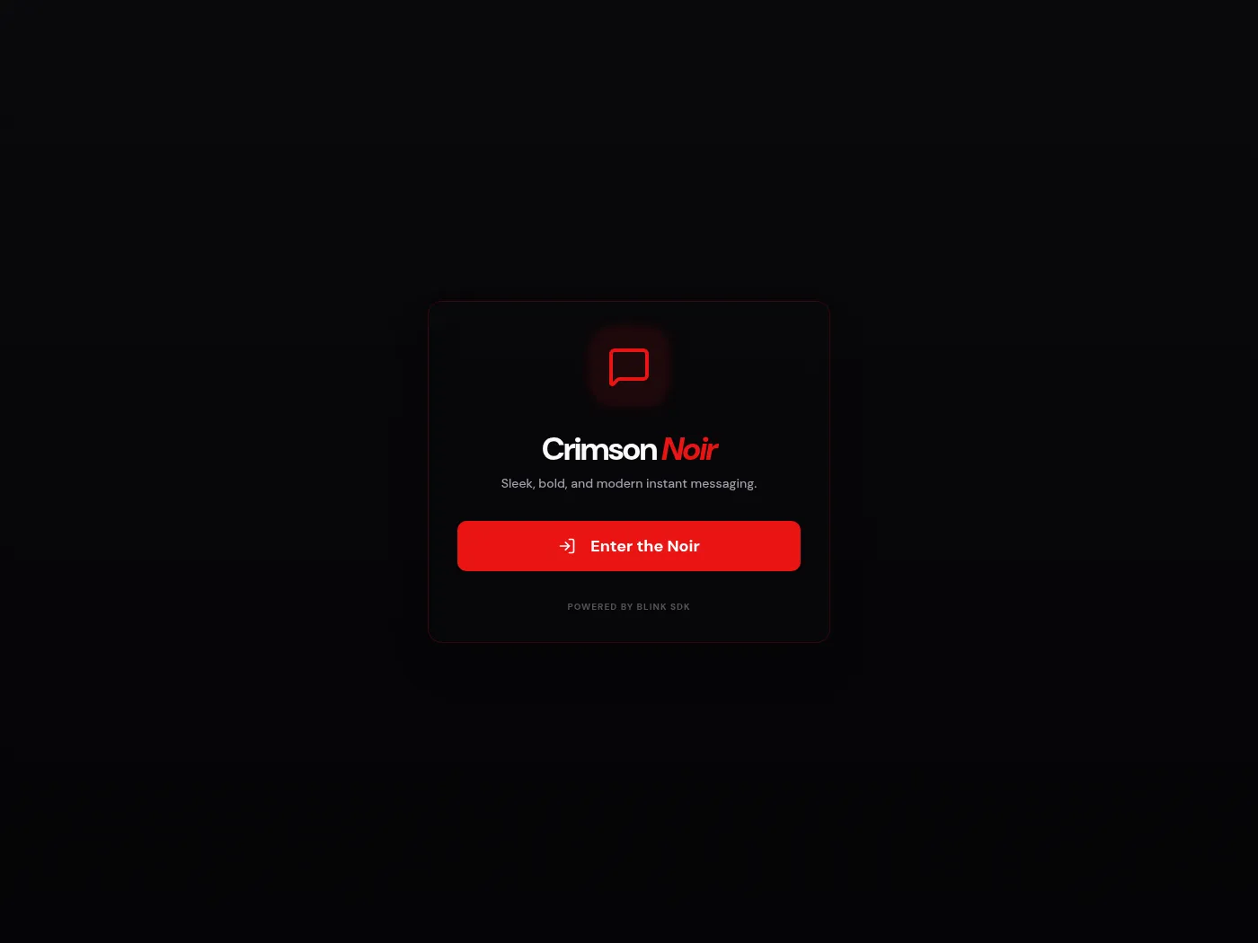 Crimson Noir Messenger
