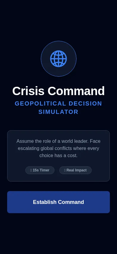 Crisis Command