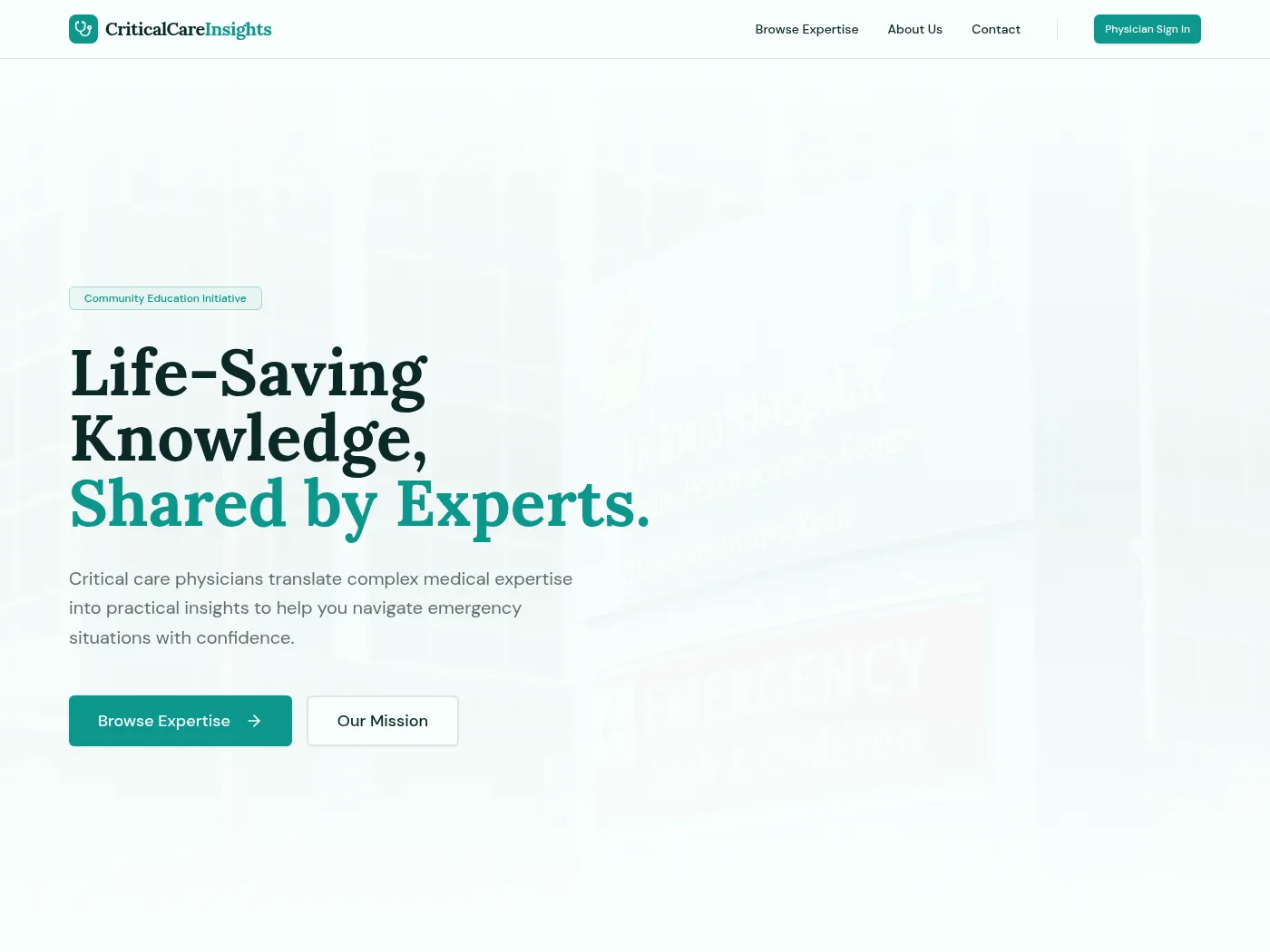 Critical Care Insights