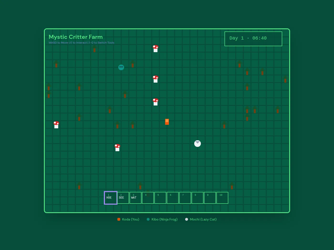 Mystic Critter Farm Game