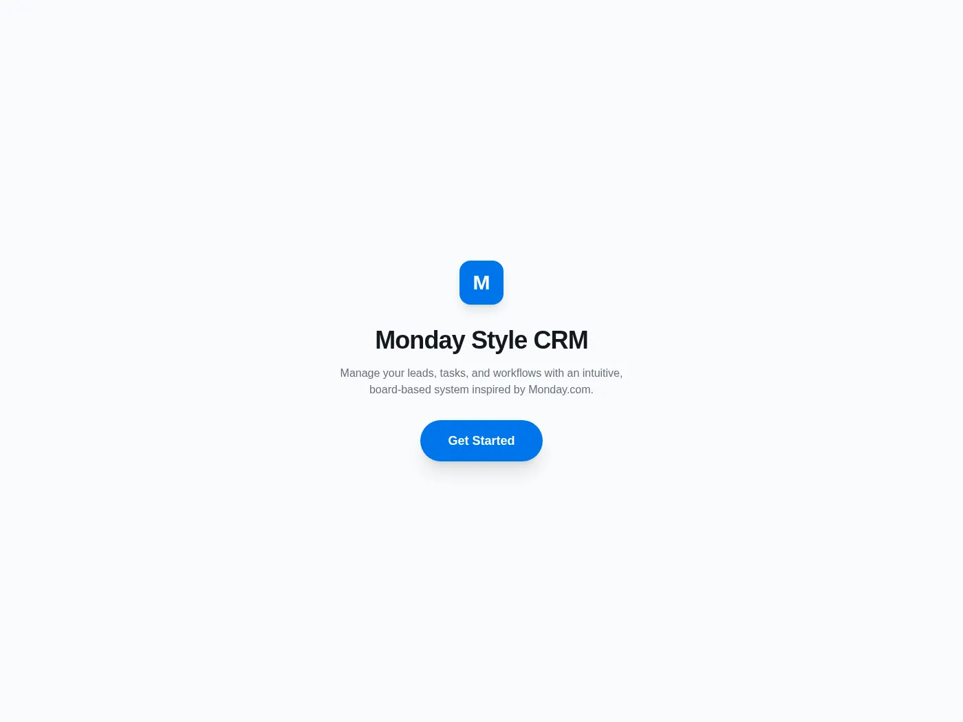 Monday-Style CRM