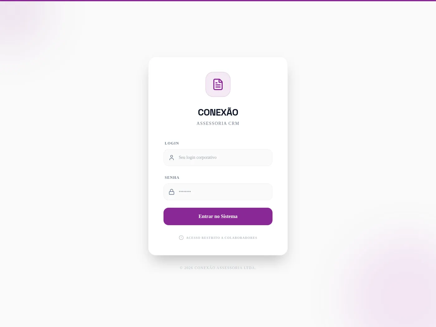 CRM Conexão Assessoria