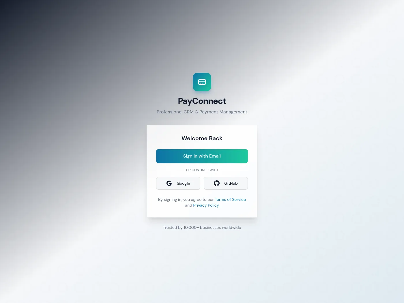 PayConnect CRM