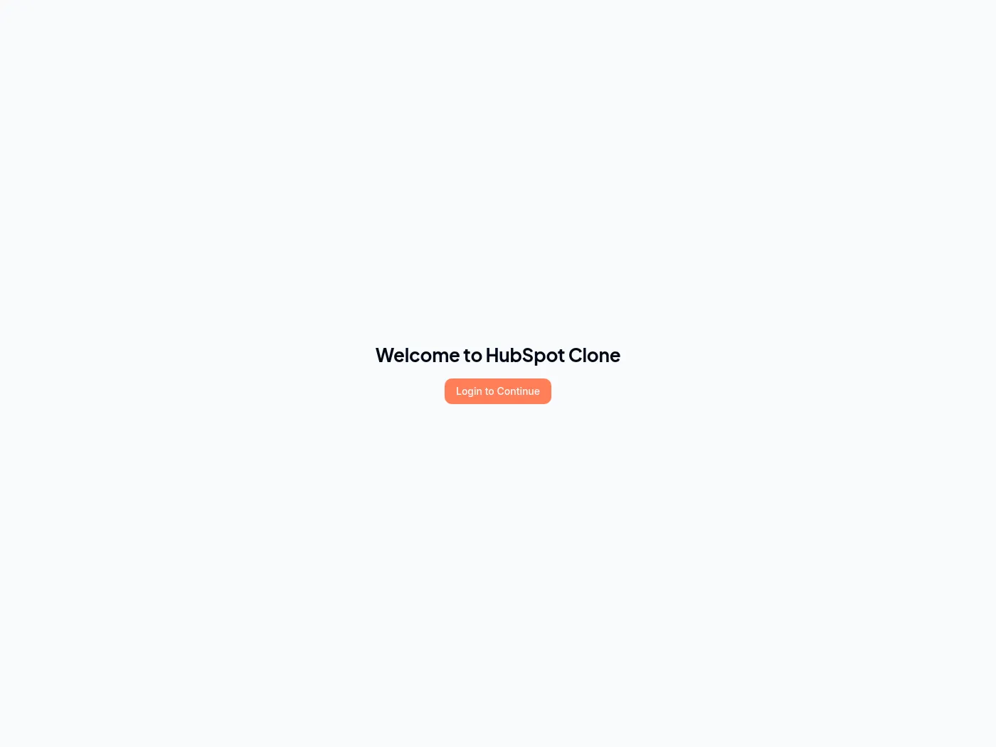 HubSpot CRM Clone
