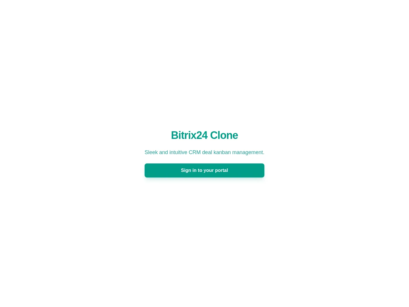 CRM Deal Kanban Clone