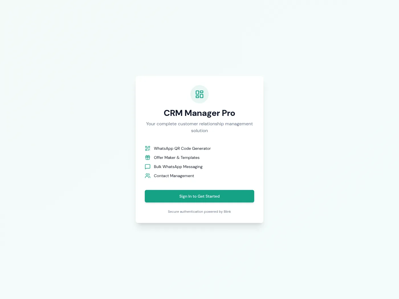 CRM Manager Pro