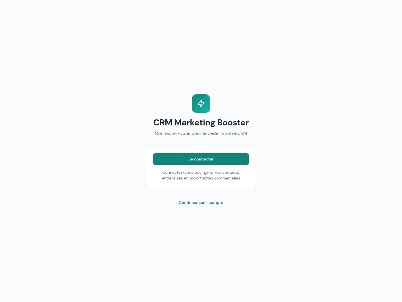 CRM Marketing Booster