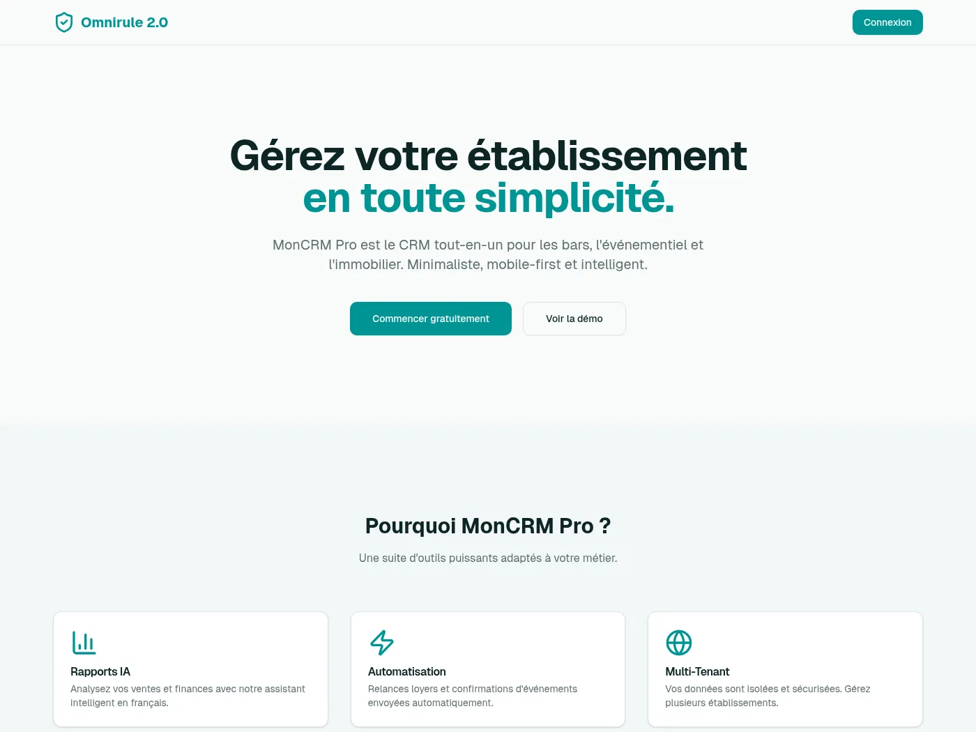 MonCRM Pro Francophone