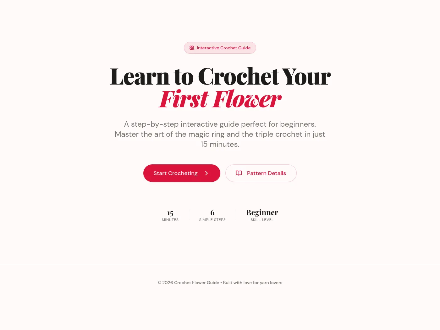 Crochet Flower Guide
