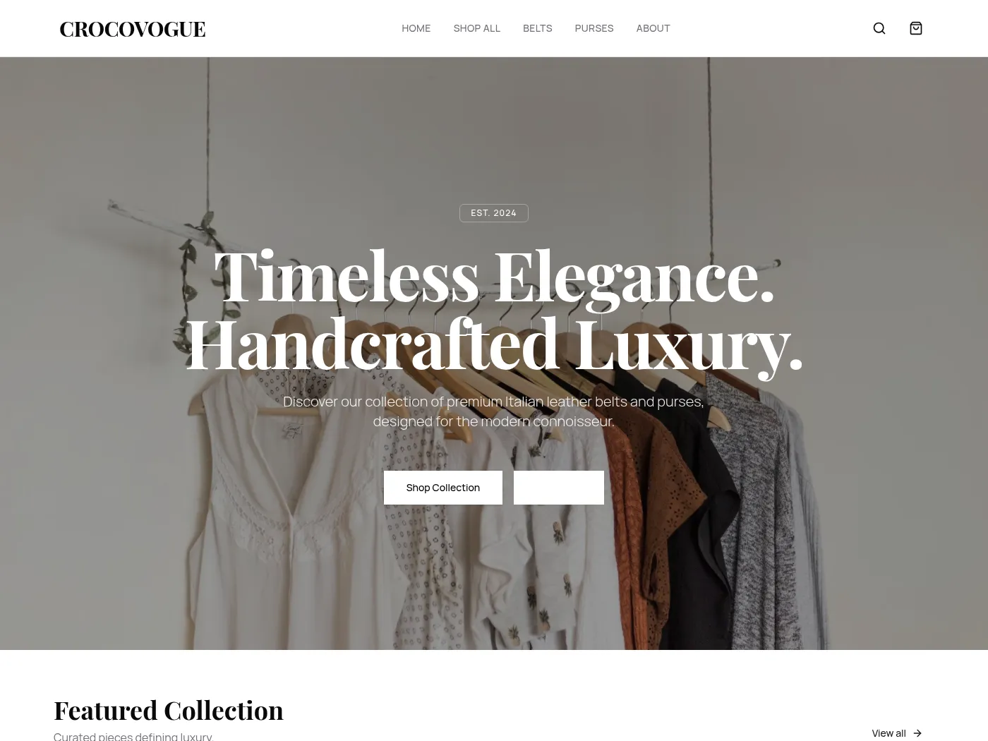 Crocovogue Luxe E-Store