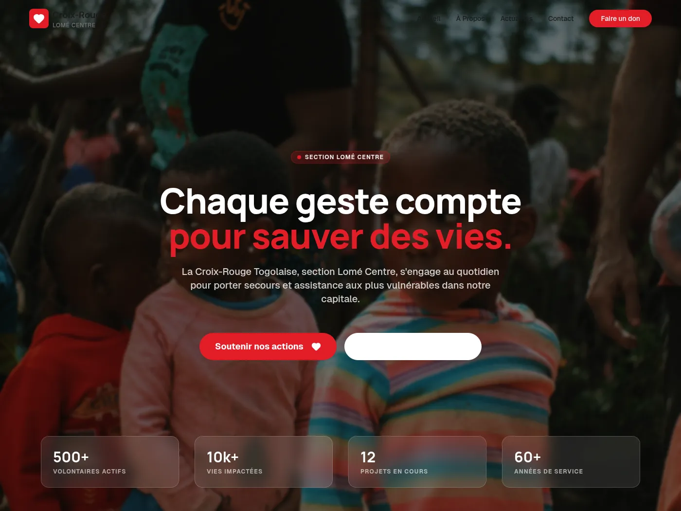 Croix Rouge Lomé Site