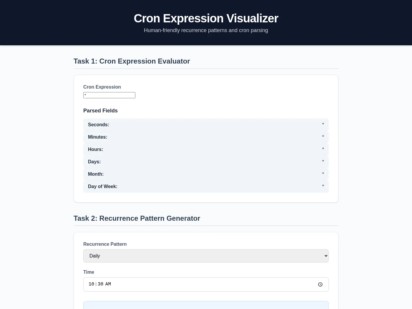 Cron Visualizer