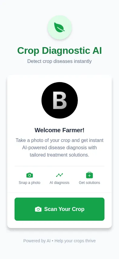 Crop Diagnostic AI