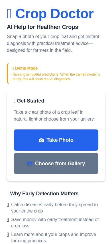 Crop Doctor Expo App