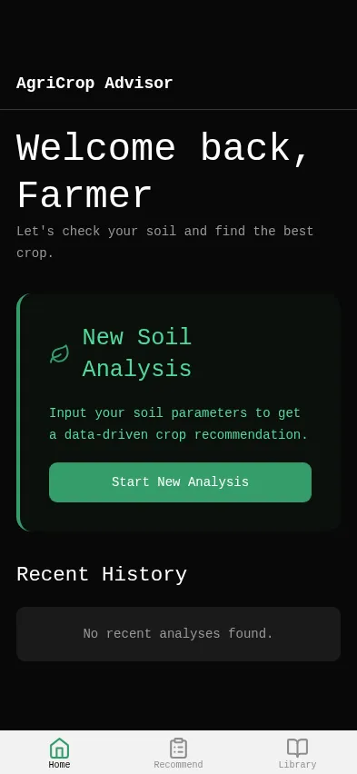 AgriCrop Advisor