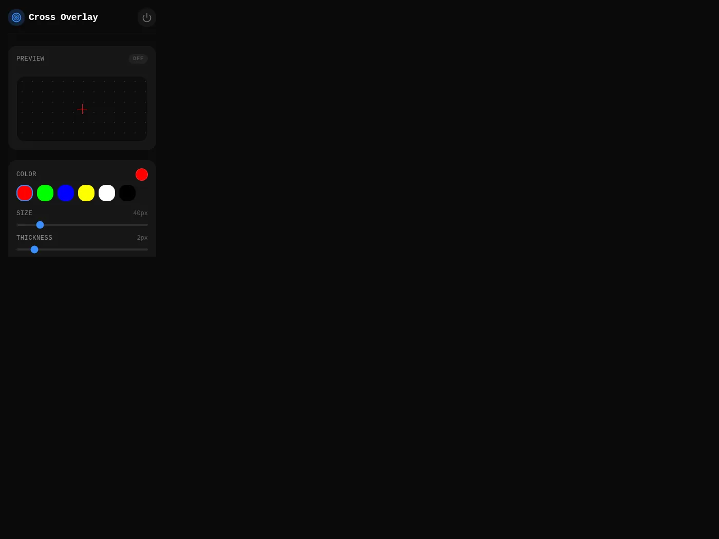 Cross Overlay App